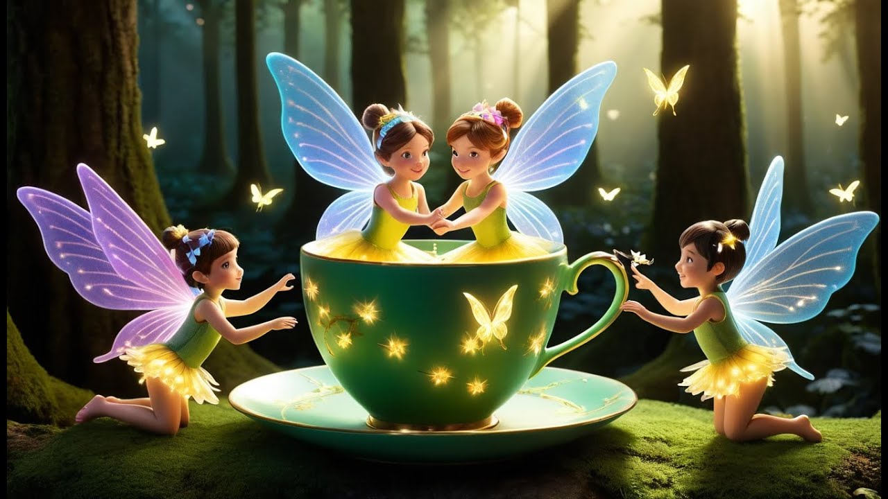 Five Little Fairies in a Teacup Ride | Magical Kids Song | Enchanting ...