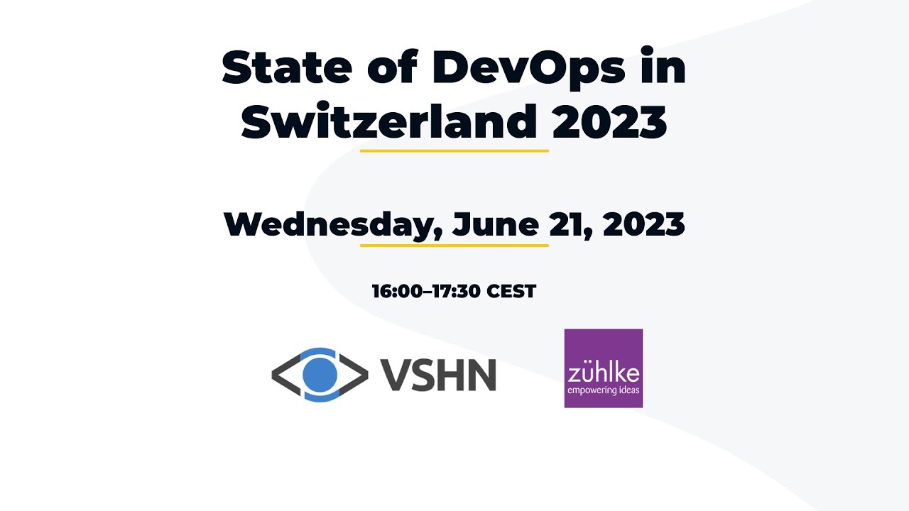 State of DevOps in Switzerland 2023 - YouTube