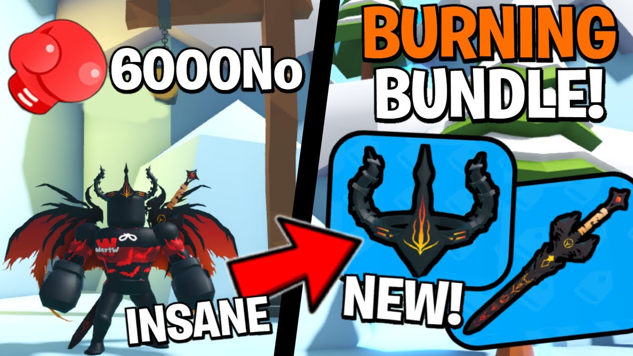 I Got The BURNING Bundle & Reached 6000No Power! | Roblox Punch ...