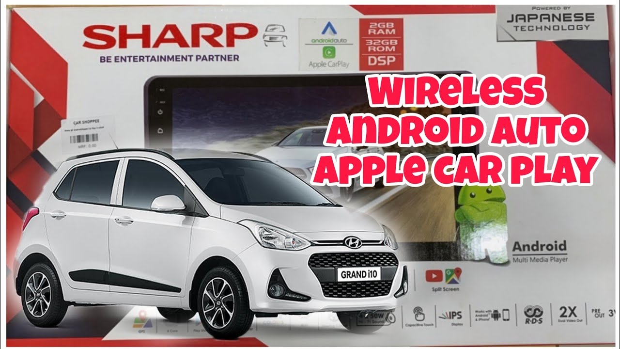 Sharp Android 2gb 32 gb 9 inches Android auto/Apple car play/Hyundai ...