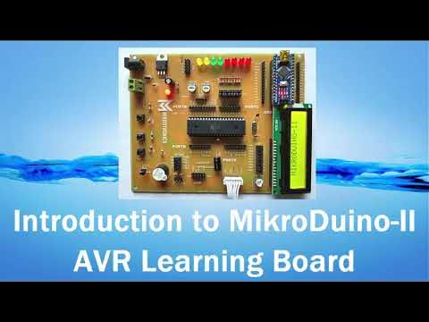 Introduction to MikroDuino II AVR ATMega32 Arduino IDE Compatible Board - YouTube