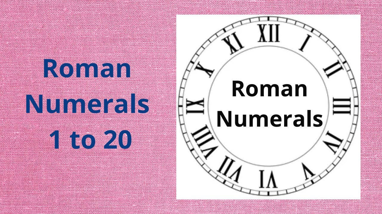 Roman Numerals Roman Numerals 1 To 20 Roman Counting 1 To 20 roman-numerals-roman-numerals-1-to-20-roman-counting-1-to-20