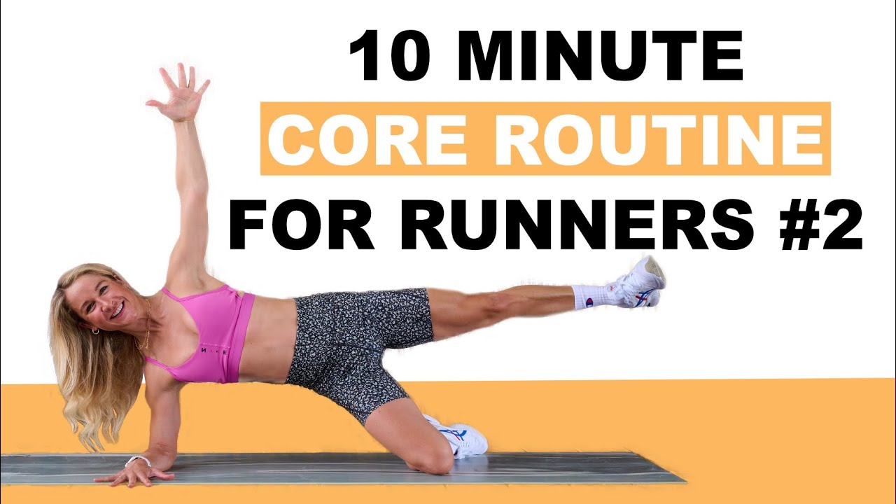 Pilates for runners - CORE STRENGTH FOR RUNNERS 11min session [ pre run ...