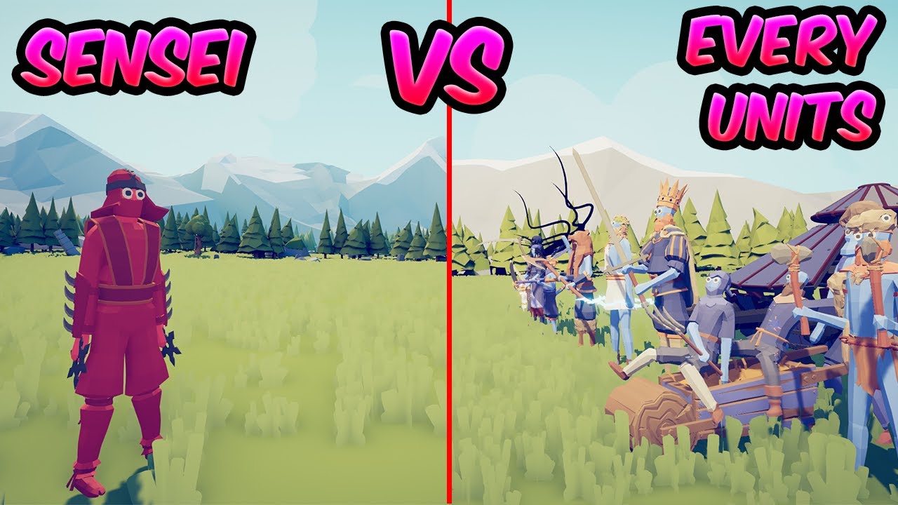 SENSEI VS EVERY UNİTS! ⚔️ 😱😱 | TABS - Totally Accurate Battle Simulator ...