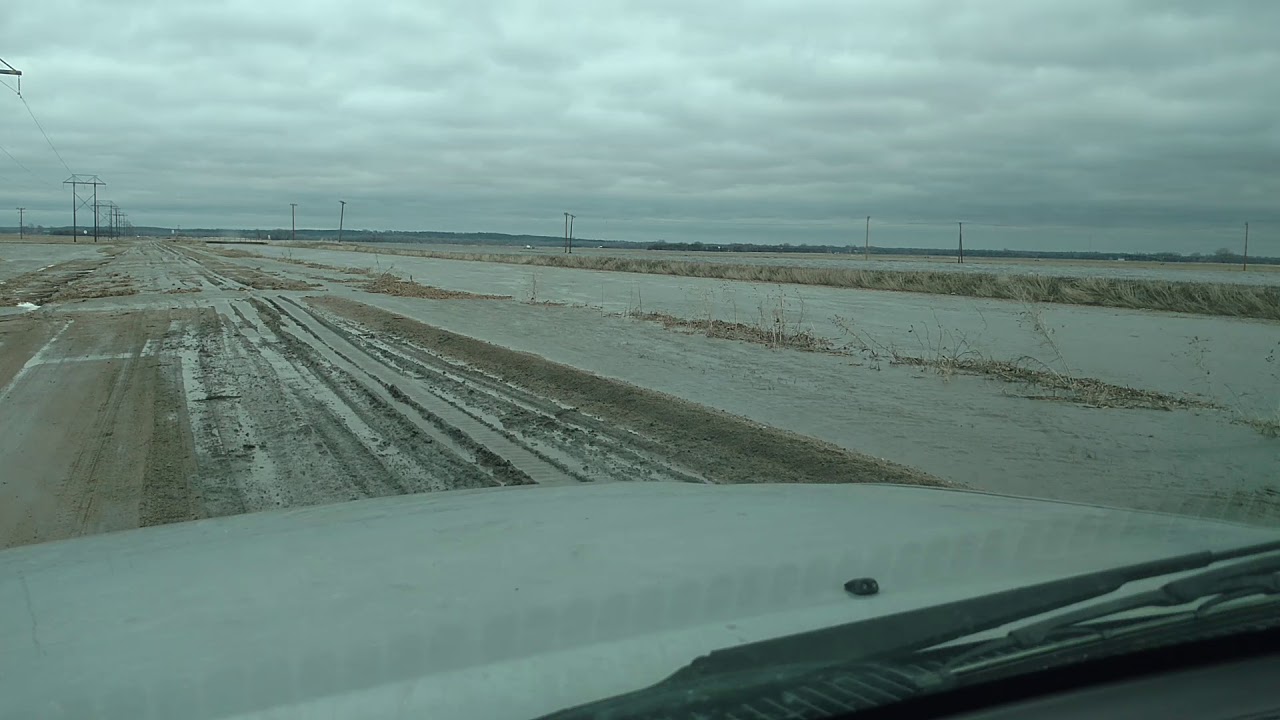 Cutoff Ditch Flood Ames Nebraska March 14 2019 - YouTube
