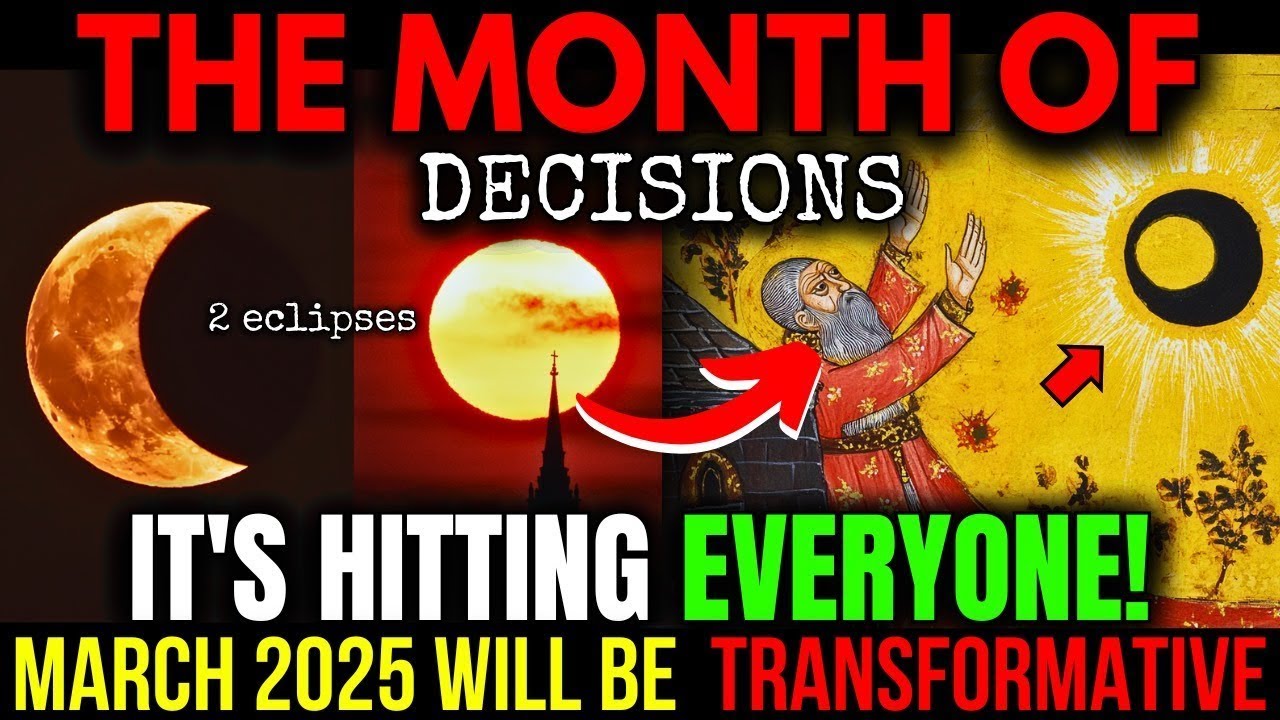 🚨 MARCH Forecast: DOUBLE Eclipses, FULL MOON, Planet ALIGNMENTS... MARCH is Going to Be INSANE ...