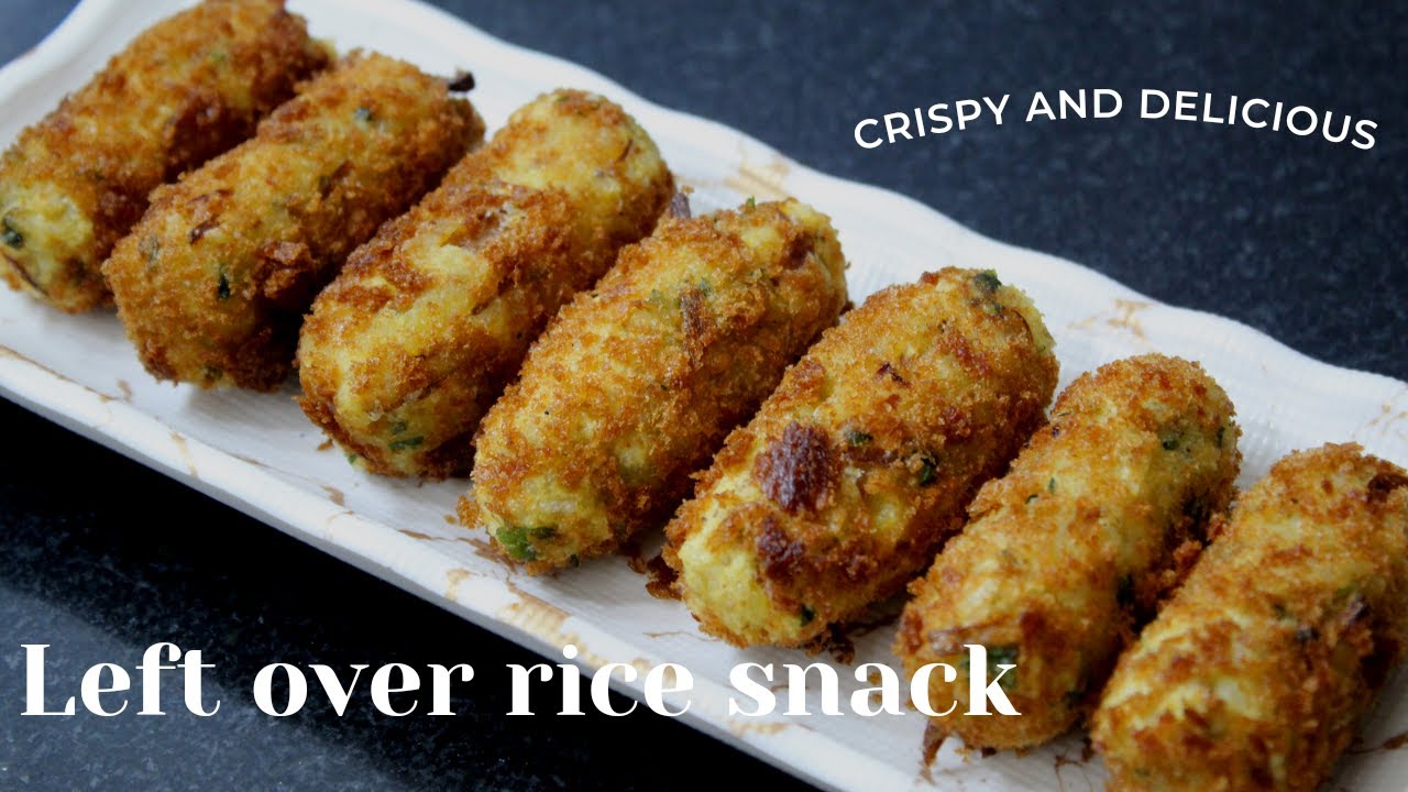 Crunchy on outside and soft on inside lDelicious 5 min snacks lबचे हुए ...