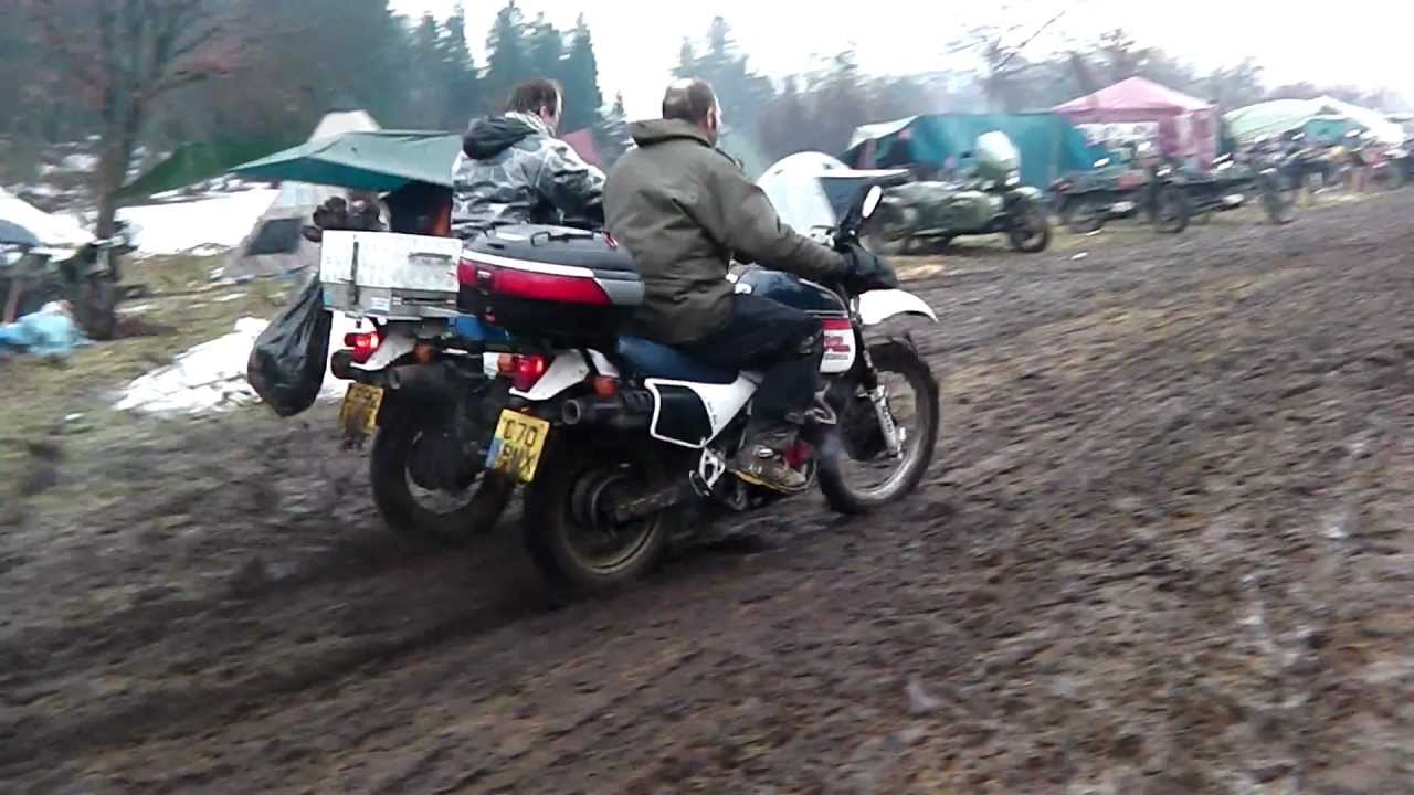 Elephant Rally 2013 - two XL600's bolted together - YouTube