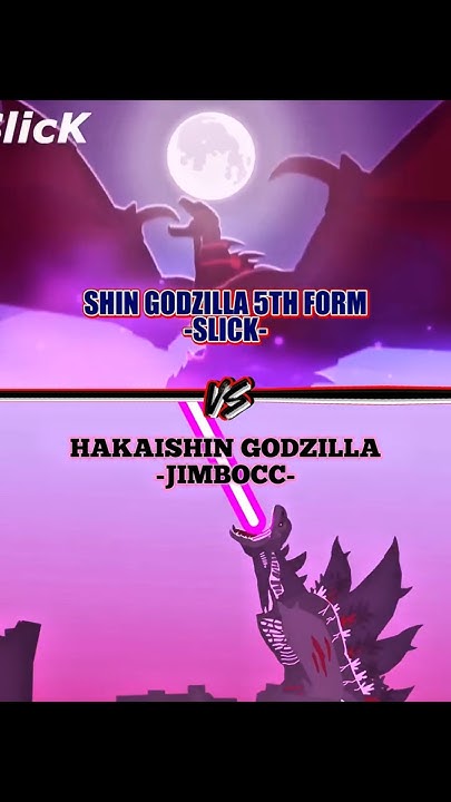 Shin Godzilla 5TH Form vs Hakaishin Godzilla #shorts #slick #hakaishin #battle #godzilla #edit ...