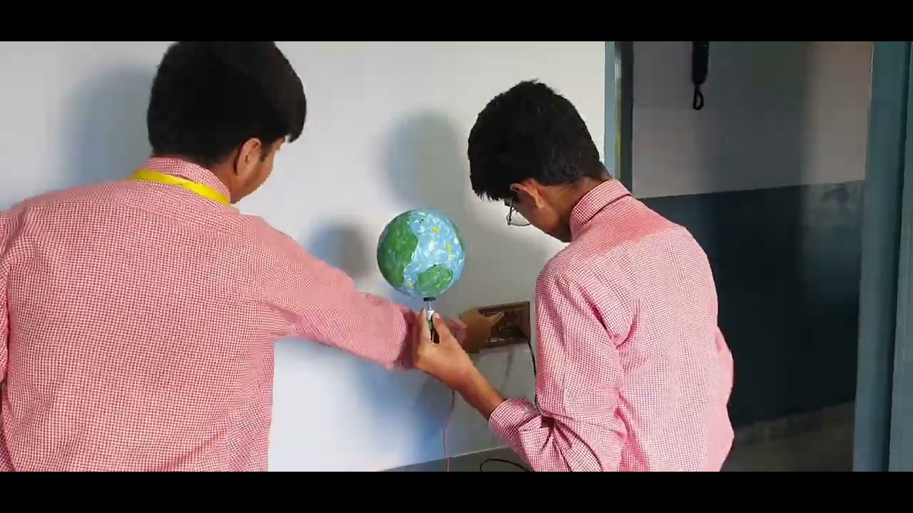 Geostationary Satellite Working Model | By Grade 7th Student - YouTube