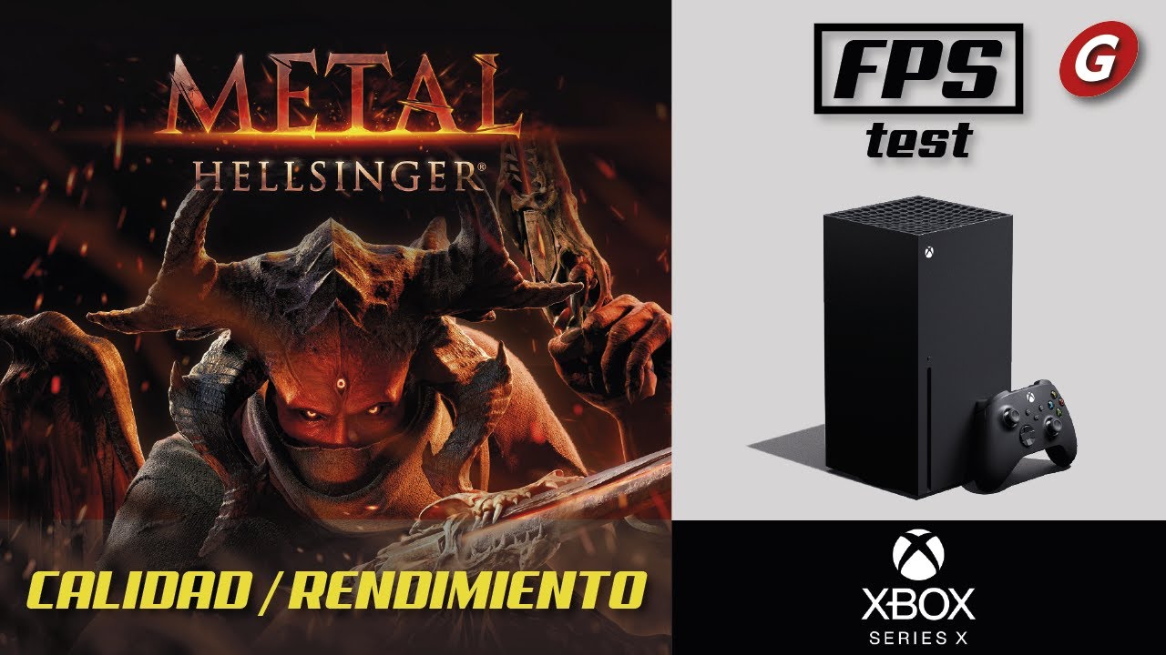 😈METAL: HELLSINGER 🤘| Calidad y Rendimiento🔥| FPS Test | Xbox Series X ...