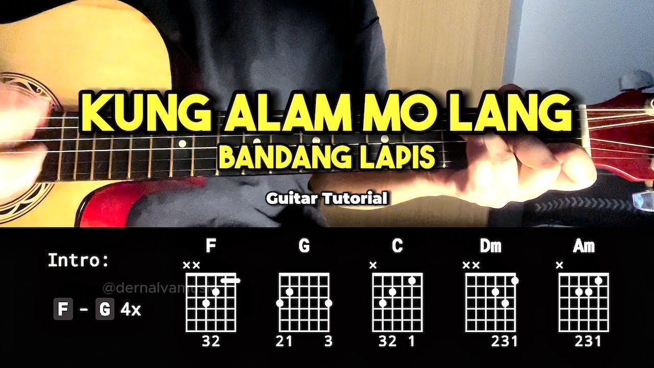 Kung Alam Mo lang - Bandang Lapis | Easy Guitar Chords Tutorial For ...