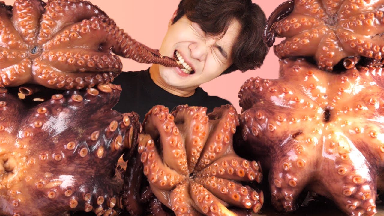 MUKBANG ASMRㅣVery Delicious! Soy Sauce Marinated Octopus Eating🐙Korean ...