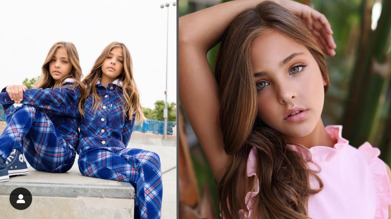 MOST BEAUTIFUL Twin Models in THE WORLD - Ava and Leah - 11 years - YouTube