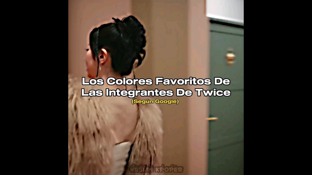 Los Colores Favoritos De Las Integrantes De Twice #Twice #Kpop #Viral # ...