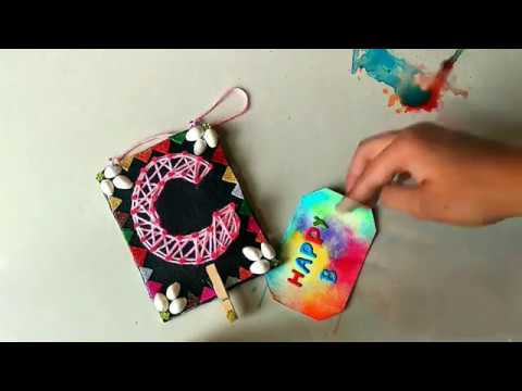 Thread Art | DIY Handmade Birthday gift | Easy & Affordable - YouTube