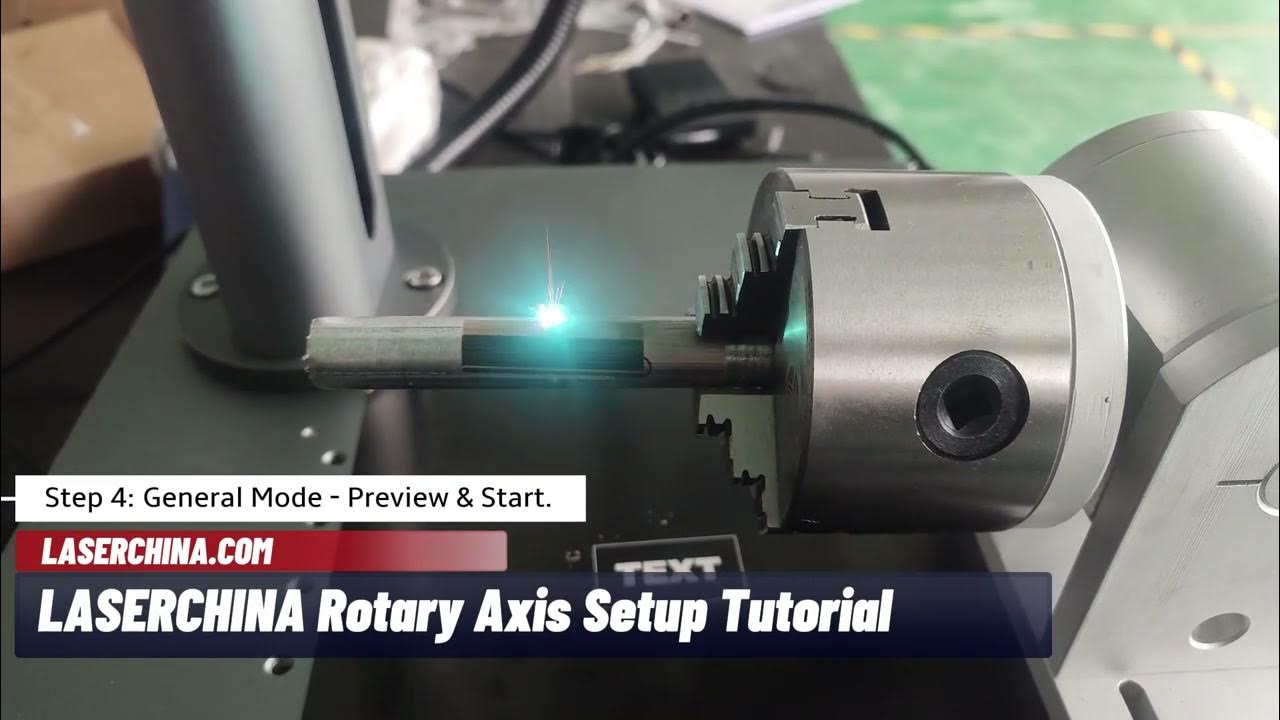 LASERCHINA Rotary Axis Setup tutorial - YouTube
