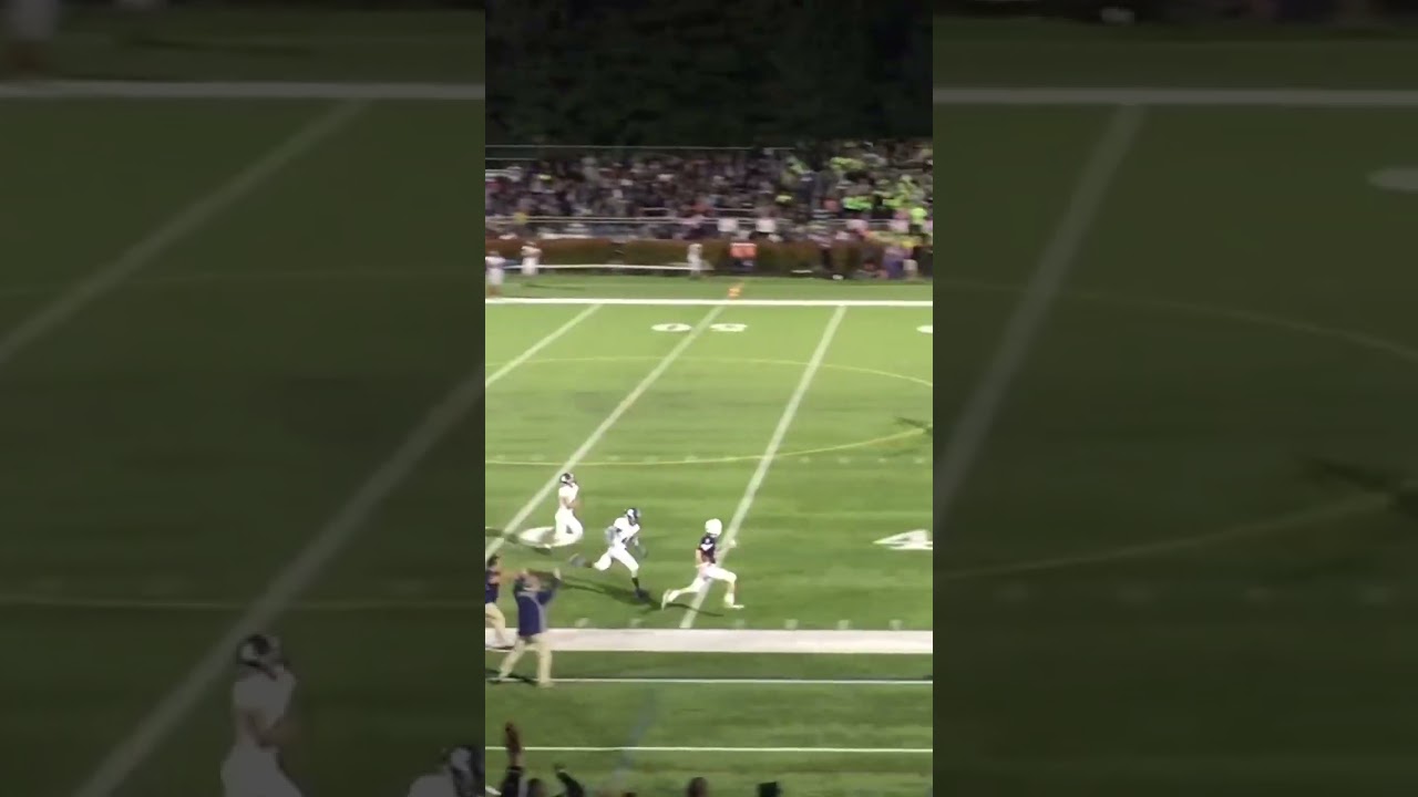 Mike Loveless throws record setting 99 yard touchdown pass, football # ...