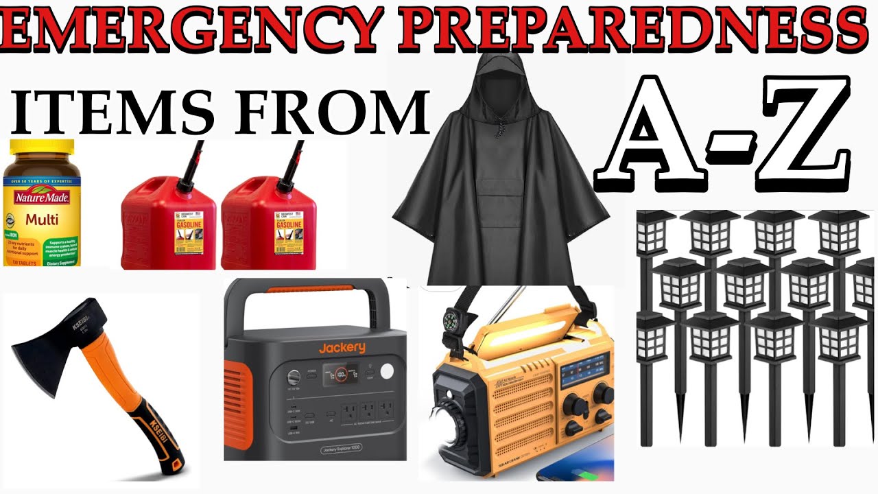 ULTIMATE GUIDE TO EMERGENCY PREPAREDNESS: A-Z ESSENTIALS FOR ANY CRISIS ...