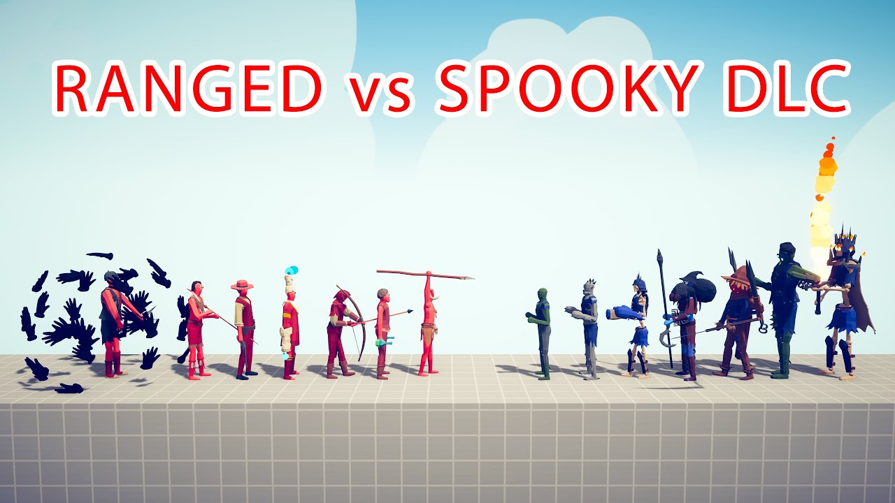 RANGED Team vs SPOOKY DLC Team - Totally Accurate Battle Simulator TABS ...