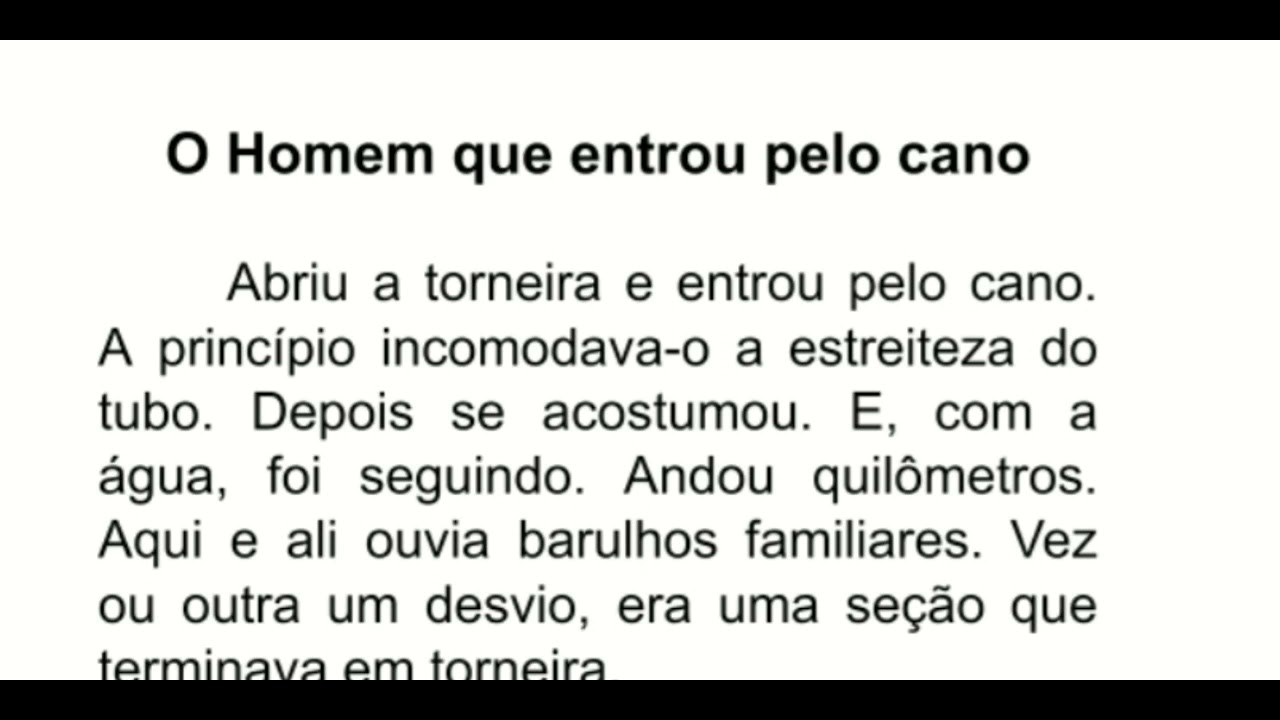 O Homem Que Entrou Pelo Cano - LIBRAIN