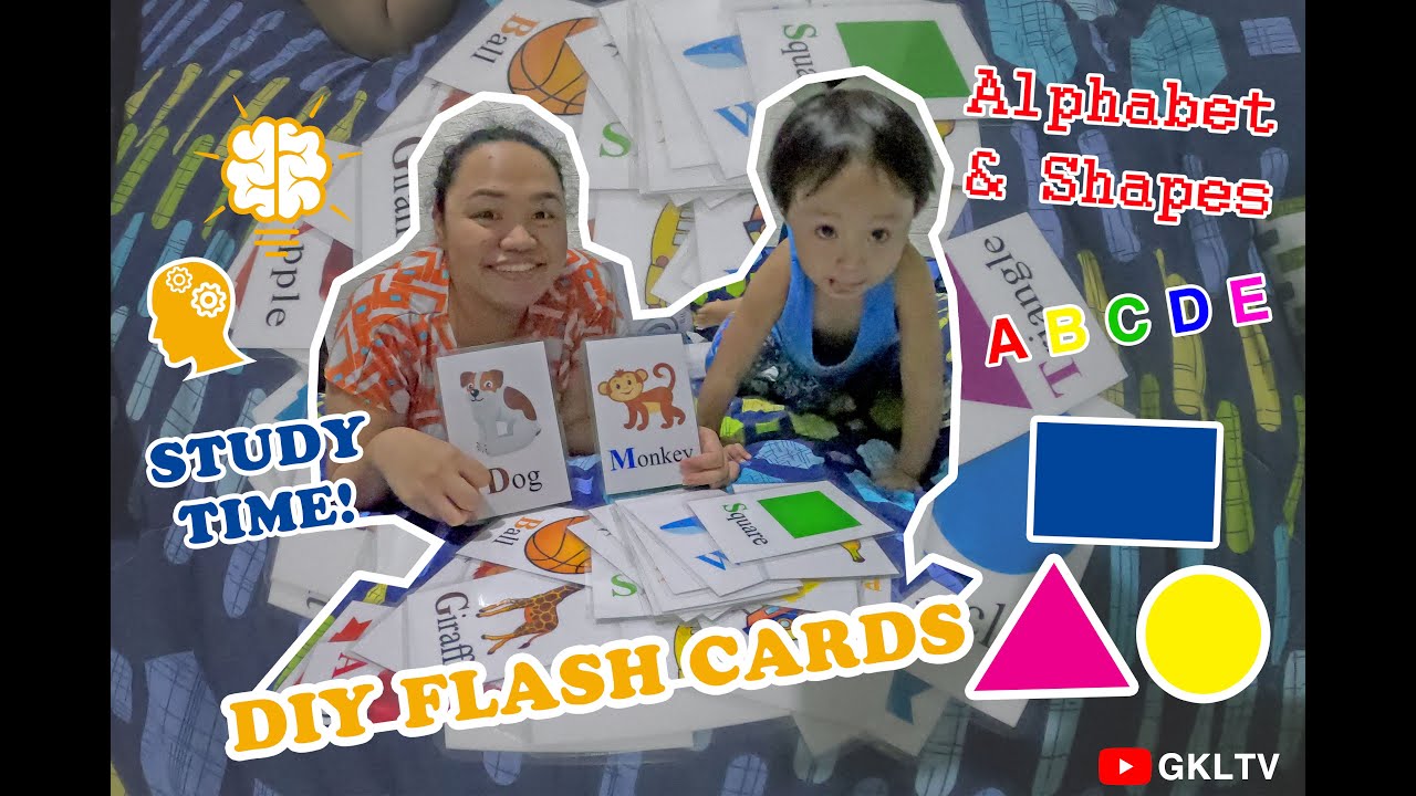 DIY Flash Cards - Study Time for KD - YouTube