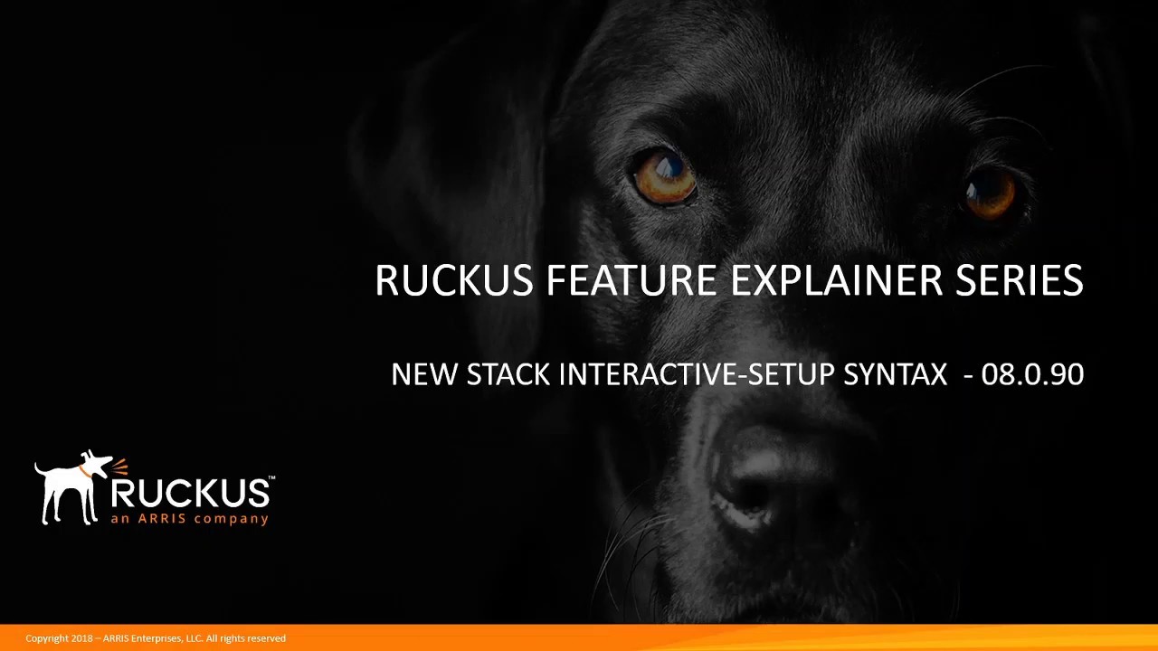 RUCKUS ICX NEW STACK INTERACTIVE SETUP SYNTAX 08090 - YouTube