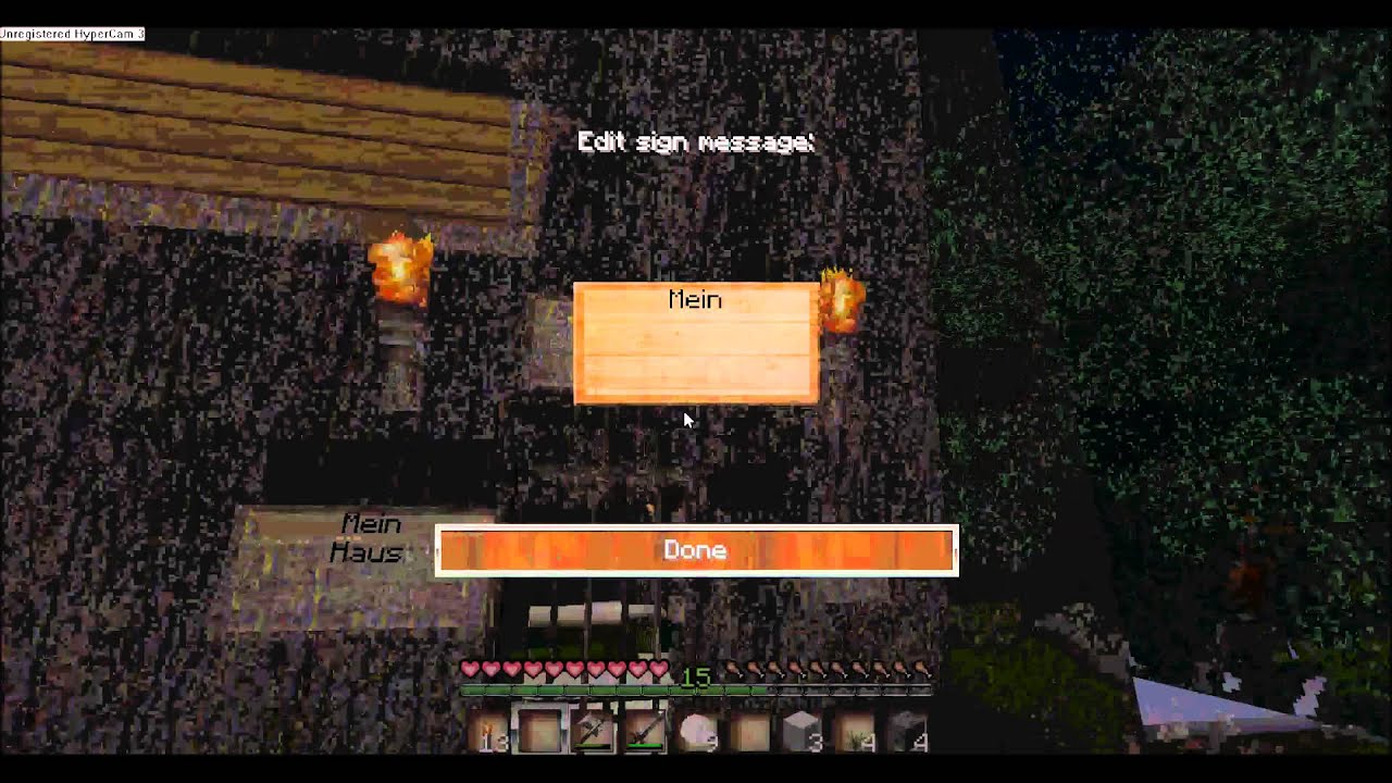 Minecraft Schild-craften - YouTube