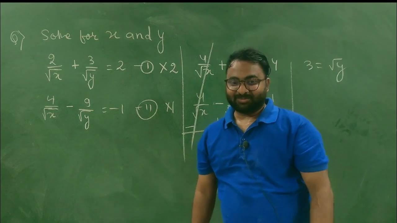 how to solve linear equations in two variables concept class 10th cbse board (elimination method ...