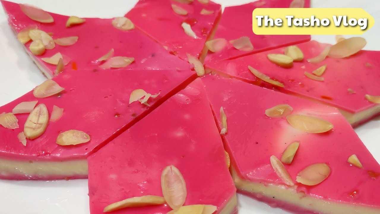 China grass | Ghaas Ka Halwa | Agar Agar | milk dessert | The Tasho ...