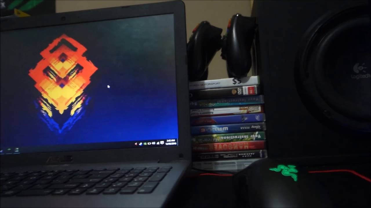 my gaming setup change #2 with my alienware 18 - YouTube