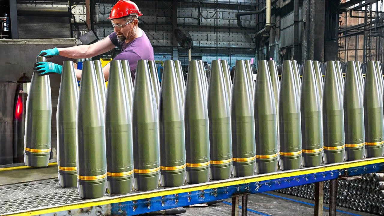 Inside Massive US Factory Producing Powerful Artillery Shell From ...