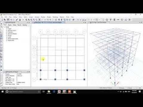 ETABS || EASY TUTORIAL FOR INTERMEDIATES (upto model run only) PART-1 ...