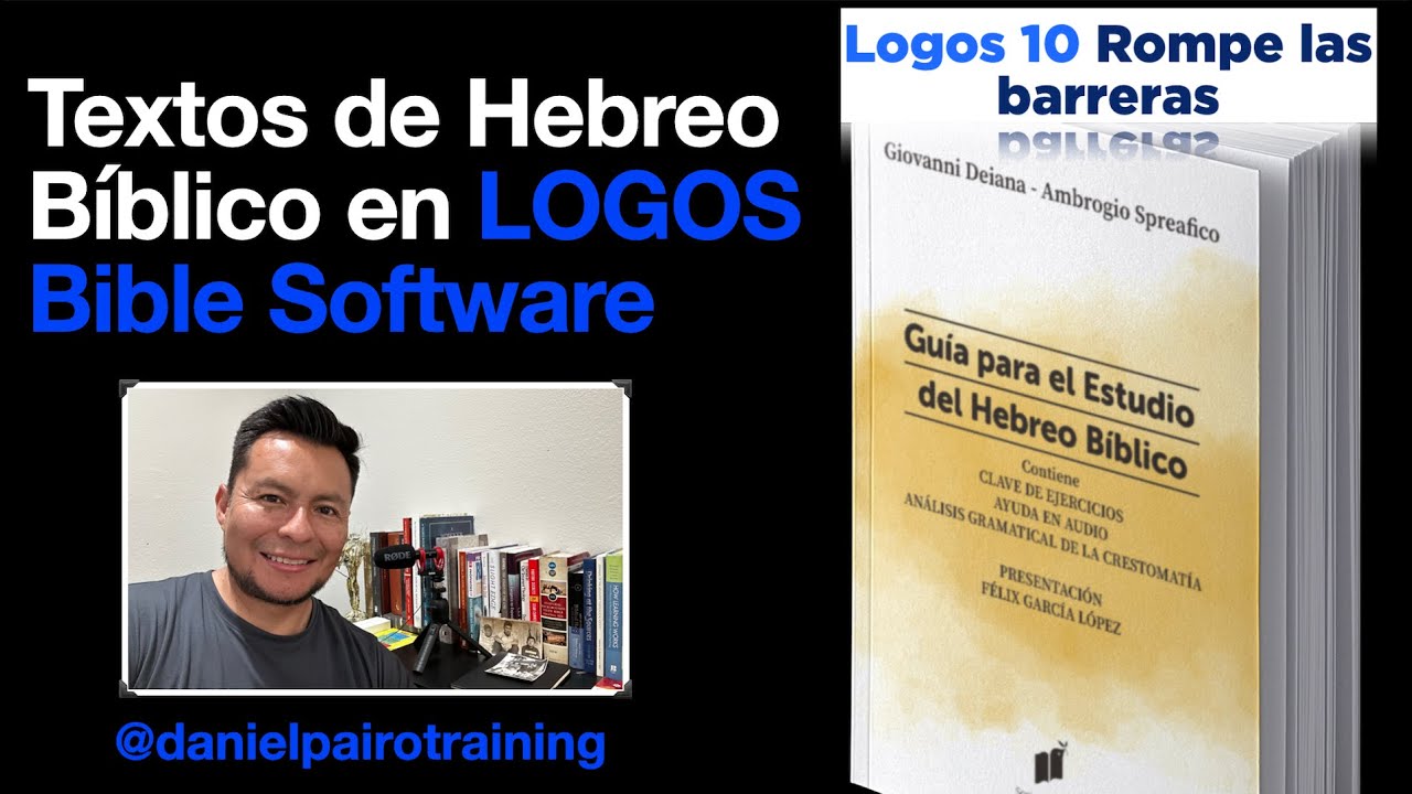 Review de Guía para el estudio del Hebreo Bíblico en #logos - YouTube