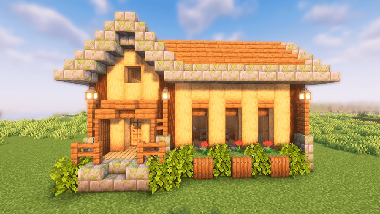 ~ Minecraft ~ Easy House Tutorial - YouTube
