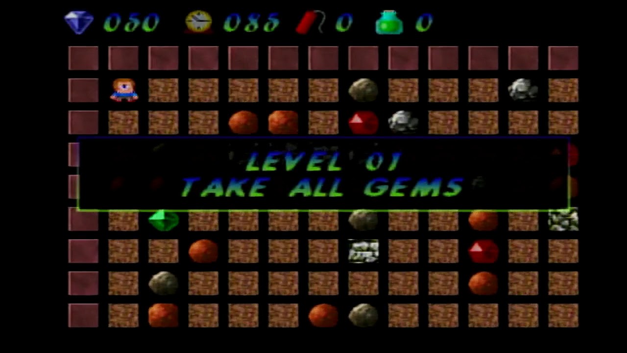 Rocks 'n' Gems on PS1 - YouTube