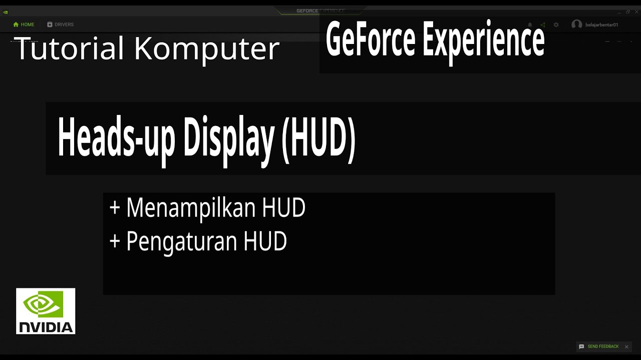 Tutorial Cara Menampilkan Frame Per Second FPS HUD Dengan Nvidia ...