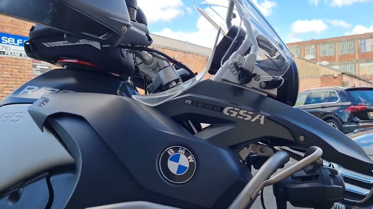 TWS BMW R1200GS ADVENTURE TU 2011 GREY - YouTube