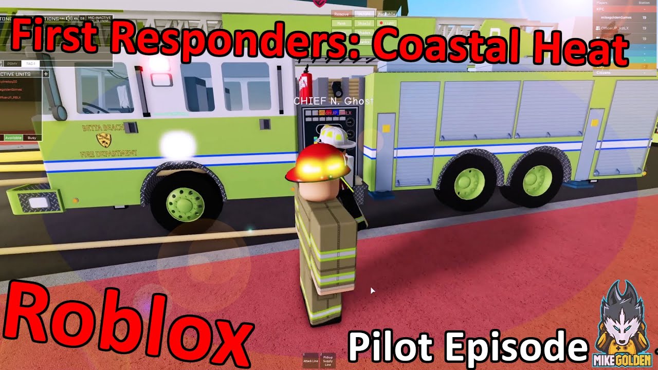 New Chief In Town | Roblox First Response: Coastal Heat Pilot Episode ...