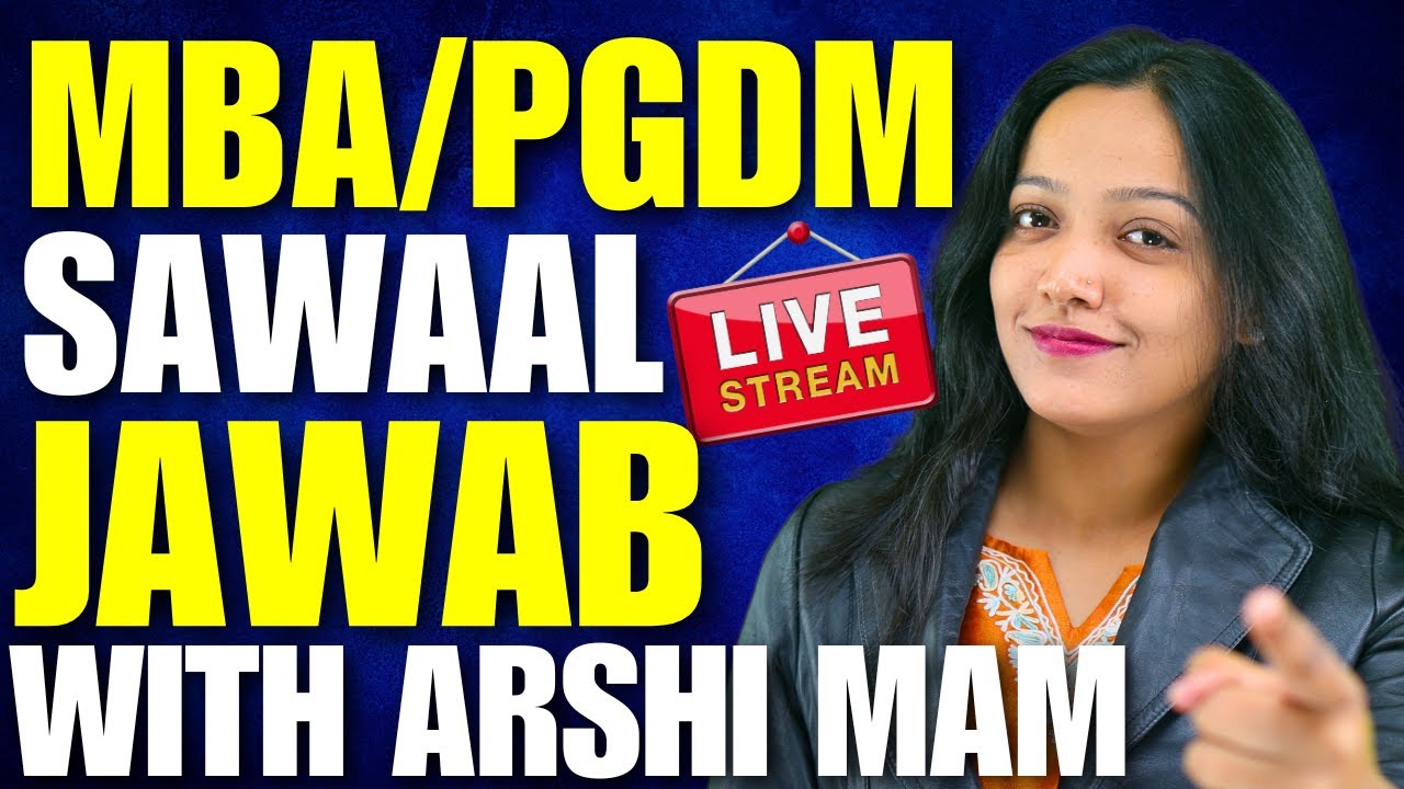 Right MBA Colleges On Your Profile Sawaal Jawaab With Arshi Mam #mba ...
