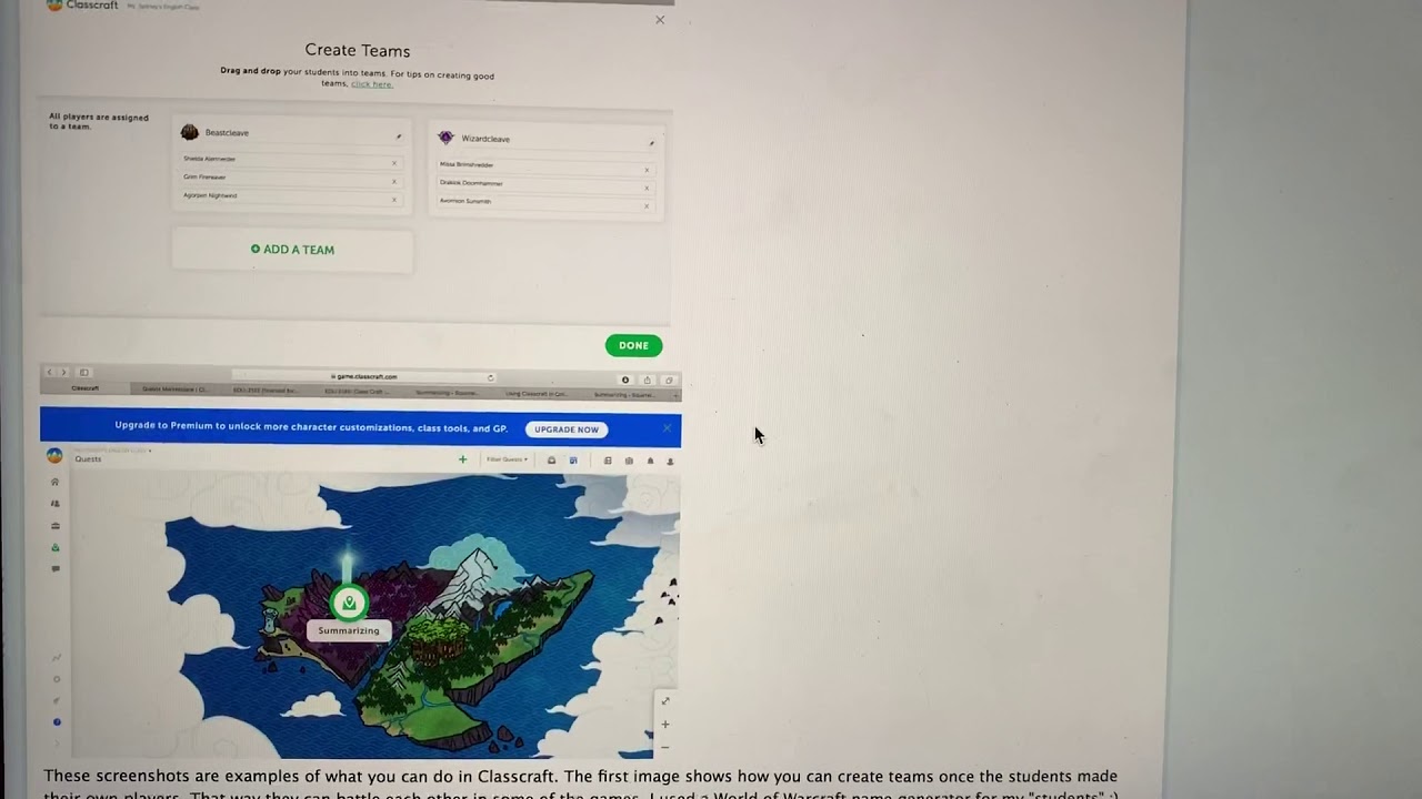 My Classcraft Example Youtube 4943
