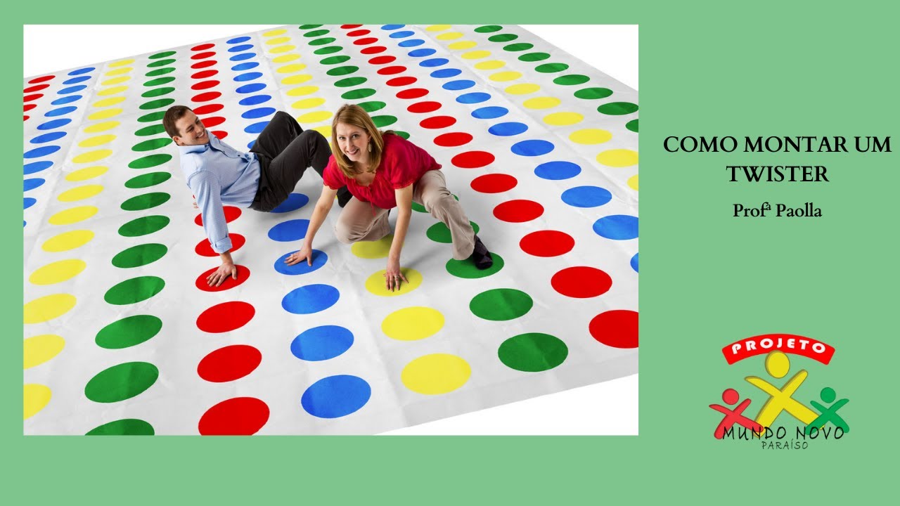 Como montar o jogo twister. - YouTube