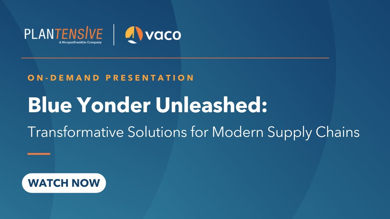 On-Demand Webinar | Blue Yonder Unleashed: Transformative Solutions for Modern Supply Chains ...