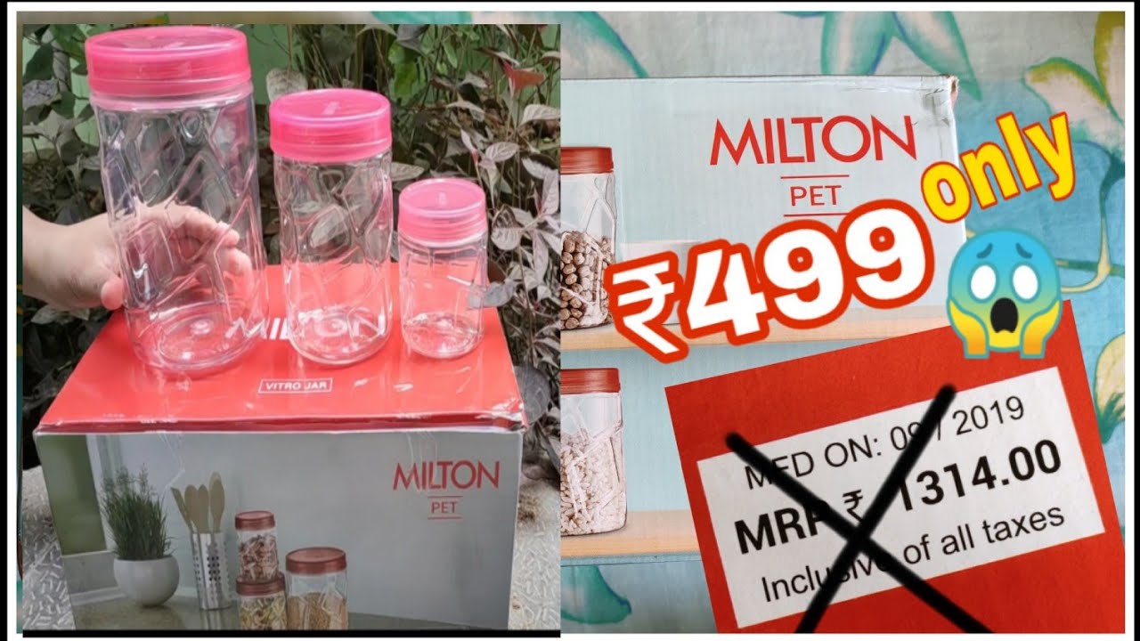 Milton vitro jar set Review|Milton Jar|spice jar|om your helper - YouTube
