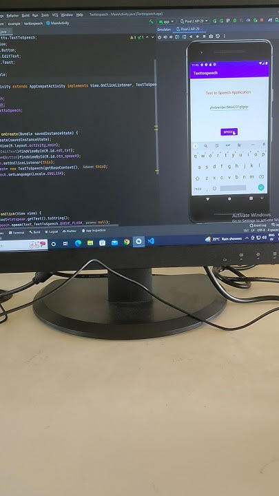 Text to Speech Application using Android studio 🤌#youtube #learning #bollywood #bollywoodsongs 💕 ...