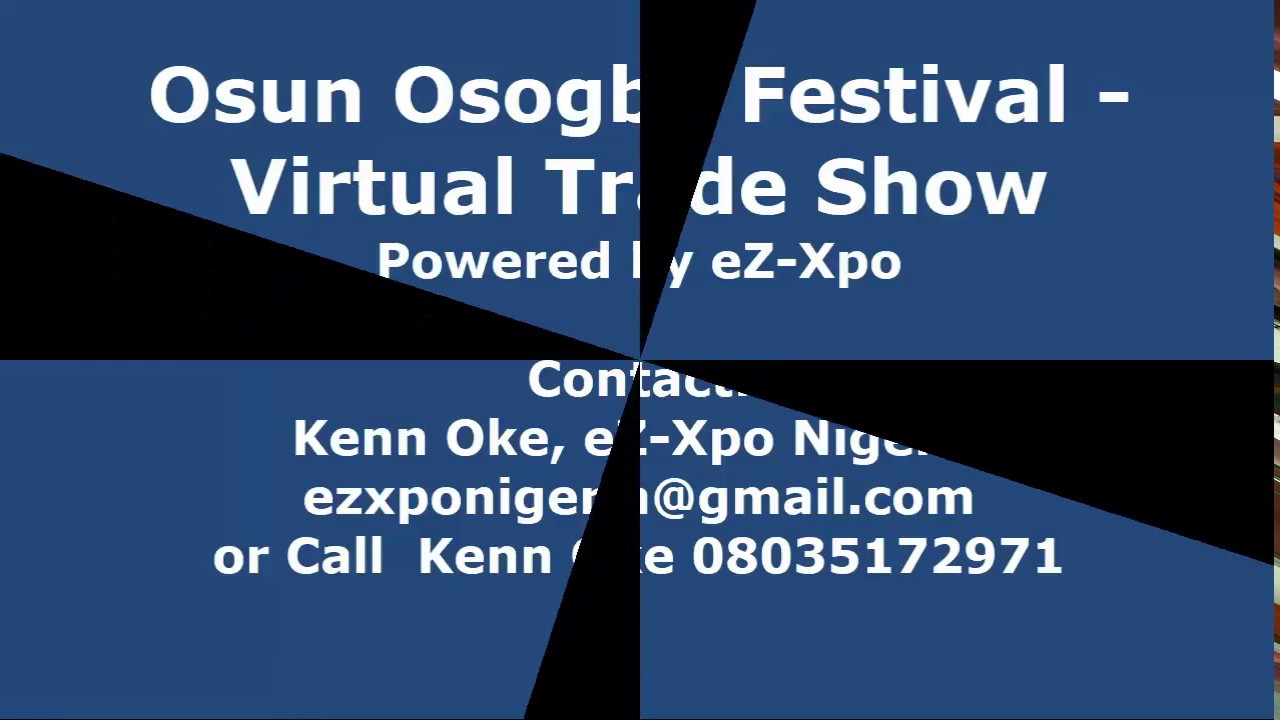Osun Festival 2019 - Virtual Trade Show Launch - YouTube