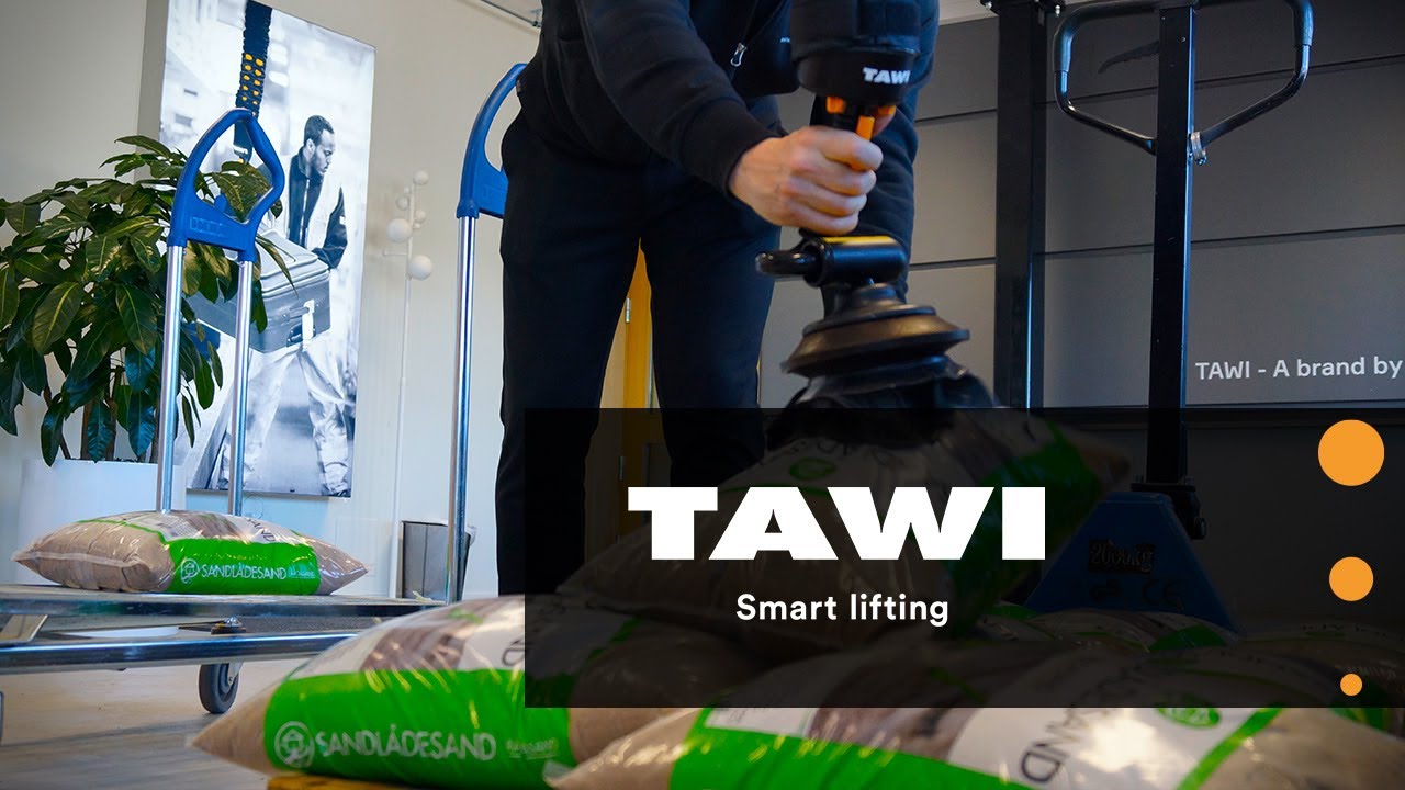 Quick and ergonomic lifting of 20 kg plastic sacks｜TAWI High Frequency ...