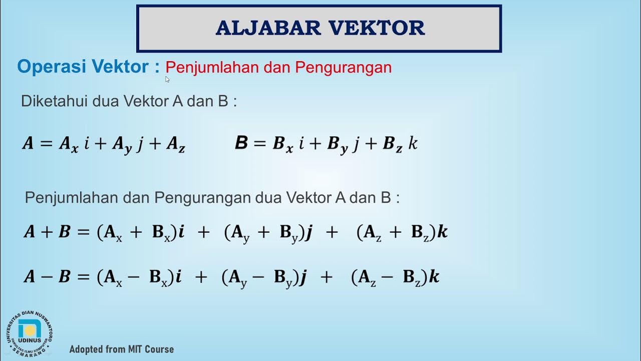 Fisika 2 - Chapter 1 - Introduction & Vector - YouTube
