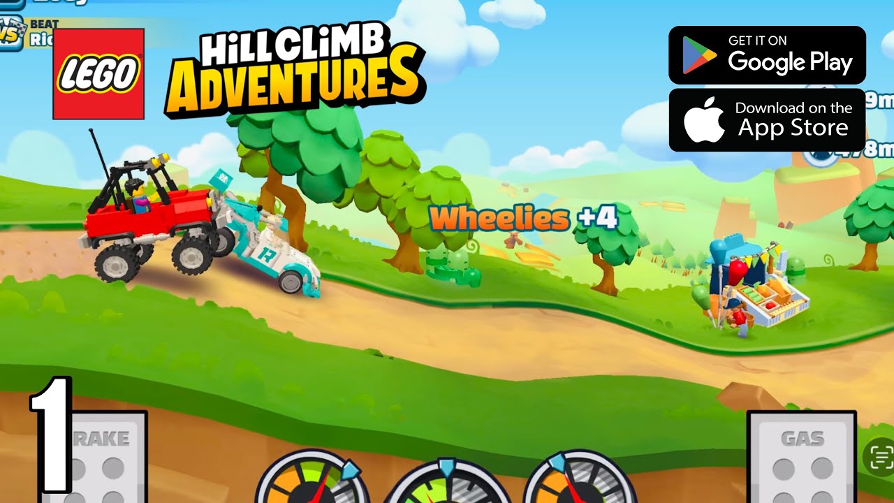 Lego Hill Climb Adventures First Gameplay Walkthrough Part 1 - YouTube