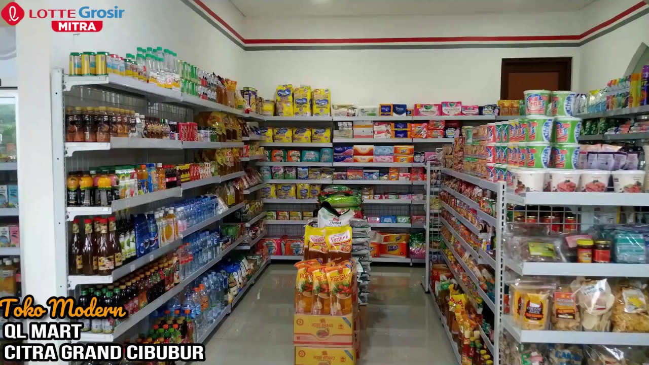 Mitra Lotte Grosir Toko Modern Mini Market Ql Mart - YouTube